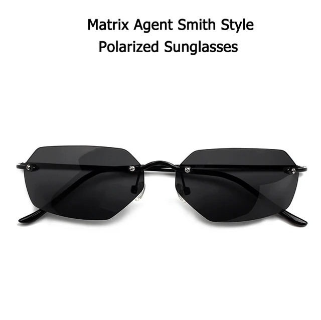 JackJad Vintage Classic The Matrix Agent Smith Style Polarized ...