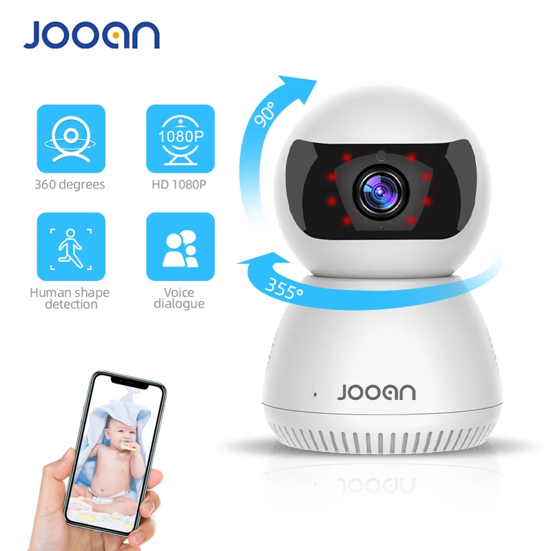 1080P Smart Wifi IP Camera Auto Tracking Night Vision 2MP Indoor ...