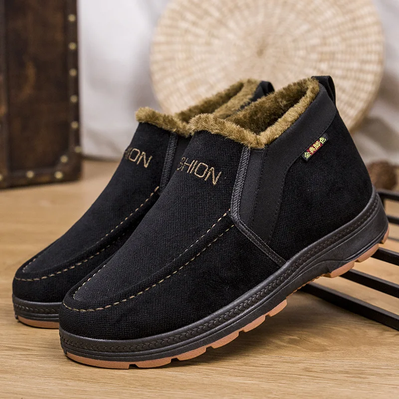 men shoes winter warm ankle boots men snow winter boots for men mens ...