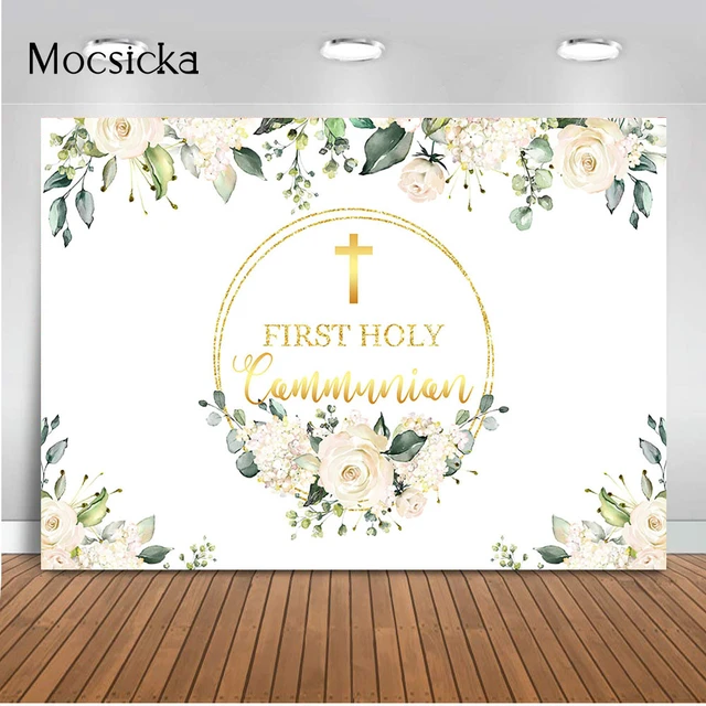 First Communion Backdrop