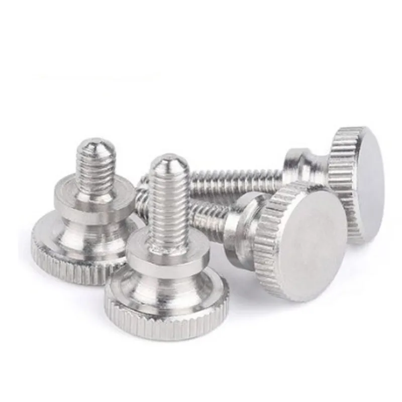 5-10pcs Din464 Gb834 M2 M2.5 M3 M4 M5 M6 Stainless Steel Knurled Step Thumb Screw Hand Tighten ...