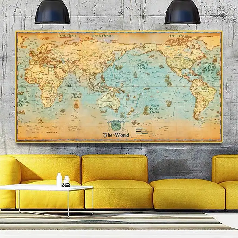 Nautical World Map