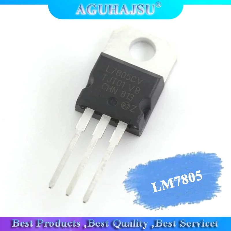 10pcs L7805cv To220 L7805 To-220 7805 Lm7805 Mc7805 New And Original Ic ...