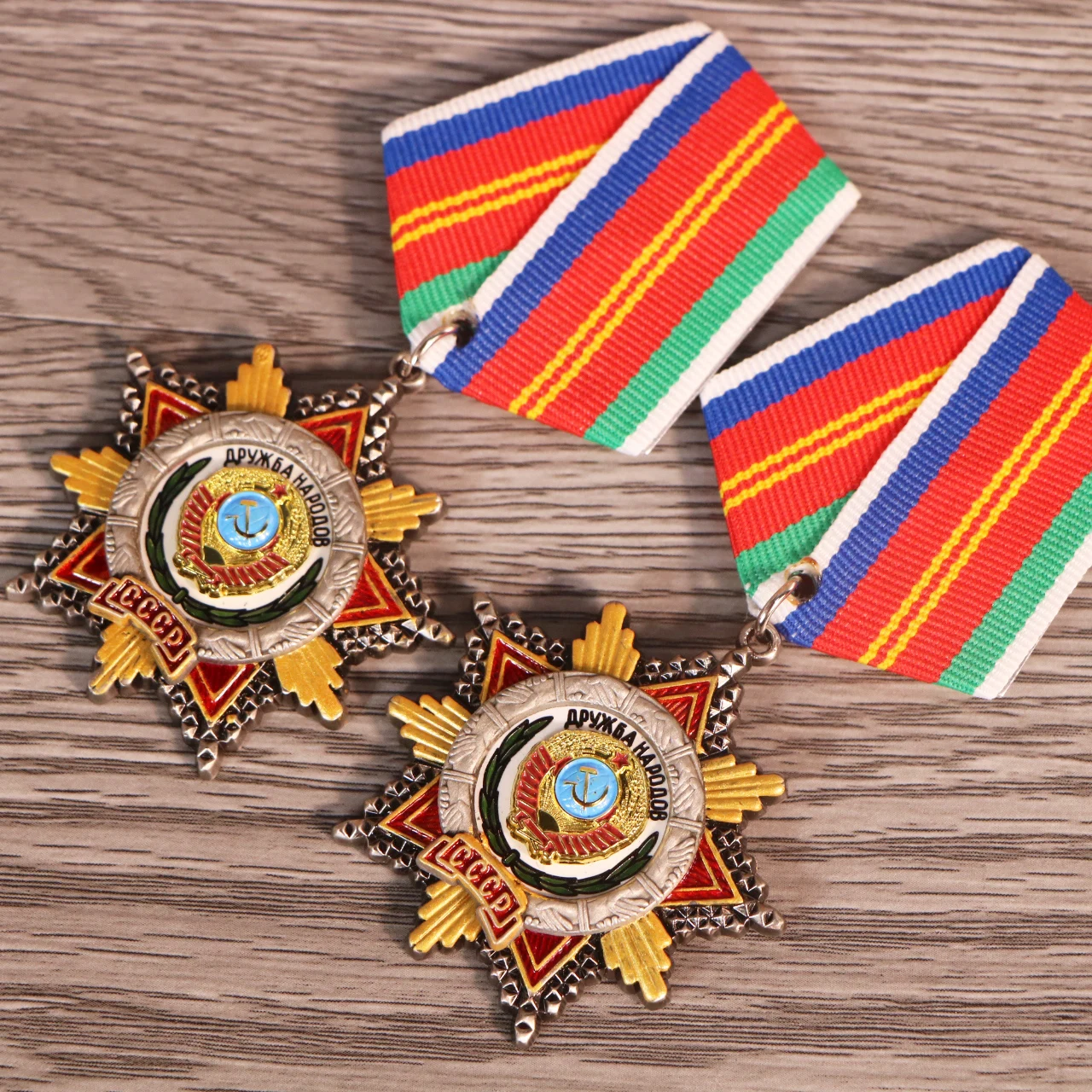 2PCs-lot-Top-quality-Soviet-Union-CCCP-Medals-Soviet-Order-of ...