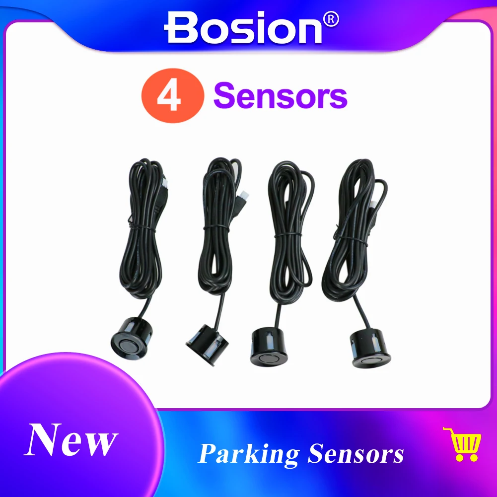 4-Sensors-Buzzer-22mm-Car-Parking-Sensor-Kit-Reverse-Backup-Radar-Sound ...