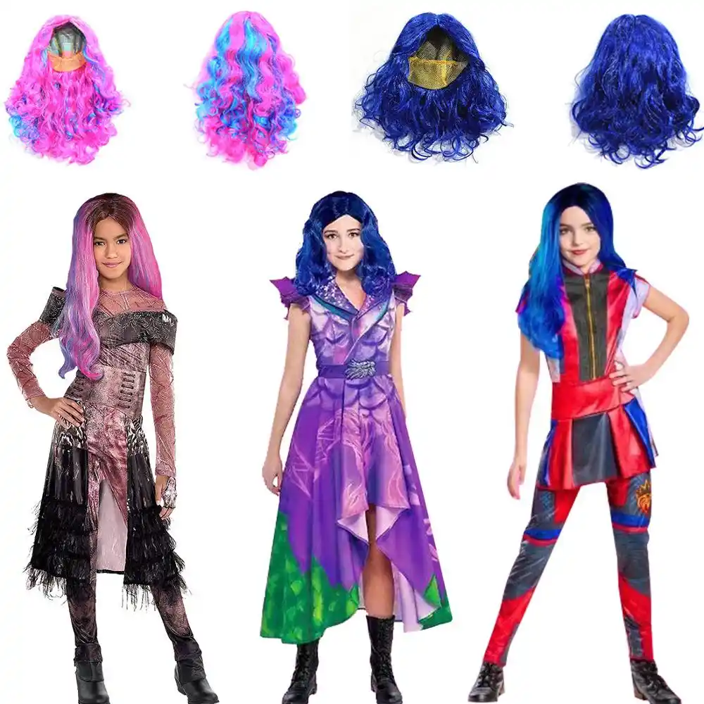 Descendants 3 Mal Cosplay Costume Adult Women Girls Full Suit Halloween ...