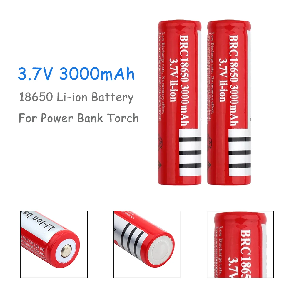 18650 Lithium Battery V Volt 4200mah BRC 18650 Rechargeable, 44% OFF