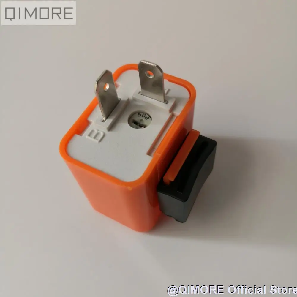 DC 12V 2-pin Frequency Adjustable LED Motorcycle Turn Signal Flasher ...