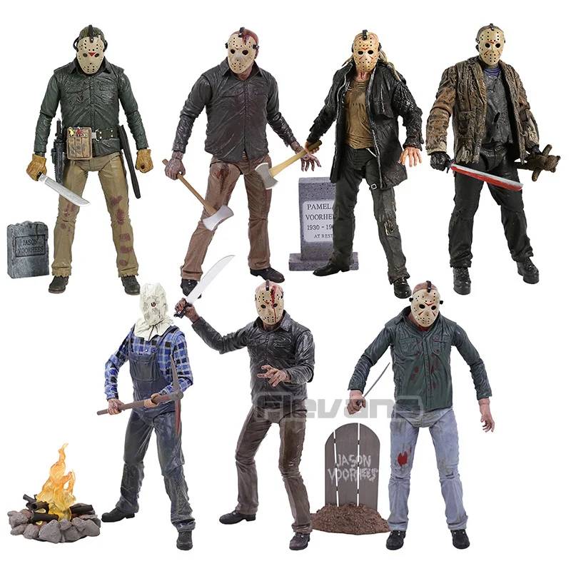 Jason Voorhees Action Figures En Speelgoed - 7 Action Figure Collection ...