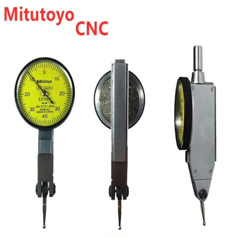 1pcs Mitutoyo Cnc Lever Table Dial Indicator 0-0.8mm 0.01mm Gauge Scale ...
