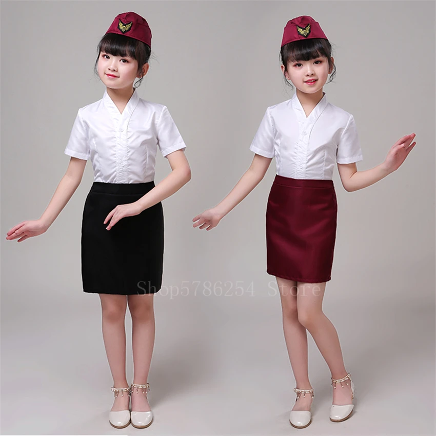 Homemade Flight Attendant Costume