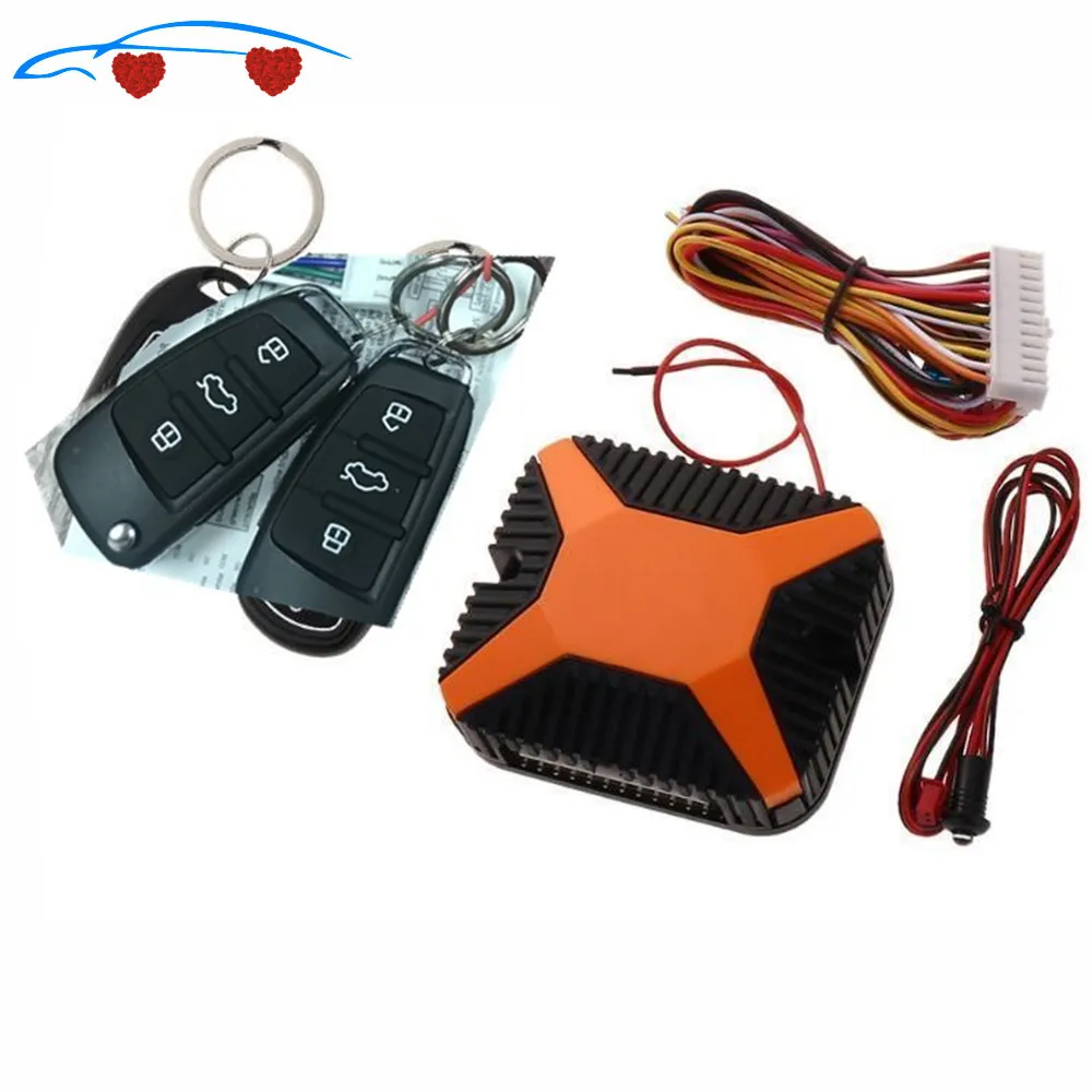 Universal Car Auto Alarm Remote Central Locking System Kit Door Lock ...