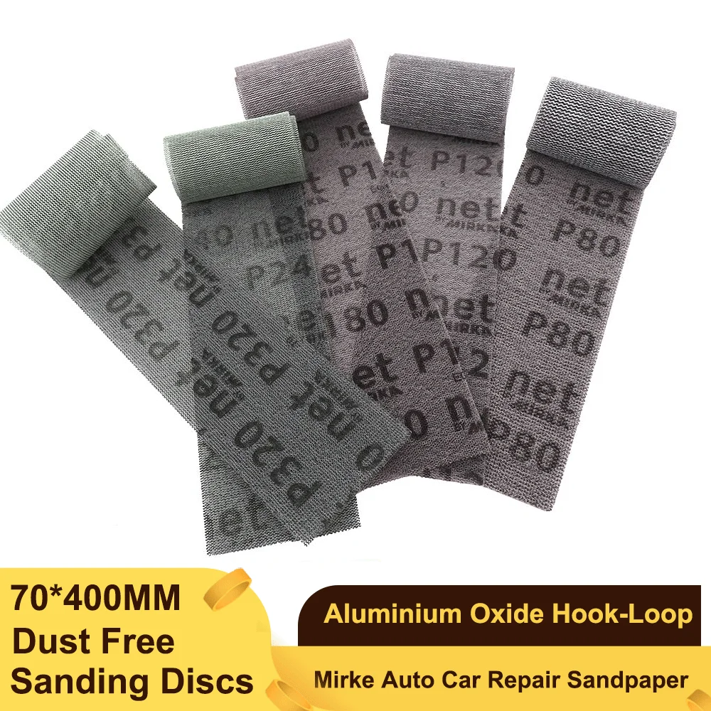 400*70 Mm Mesh Sanding Disc Sandpaper 80-320 Grit Hook Loop Dust-free ...