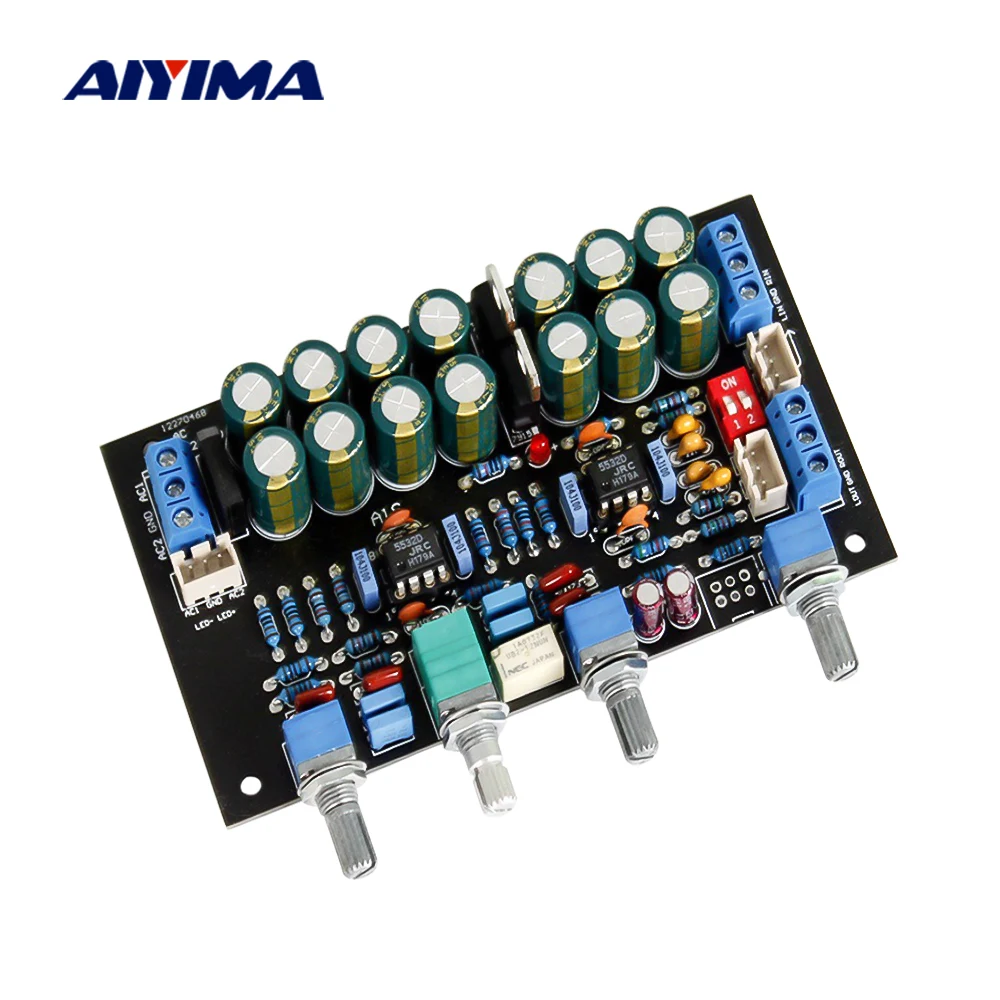 AIYIMA Pre-amplifier Tone Board JRC5532 OP AMP Preamp Volume Tone ...