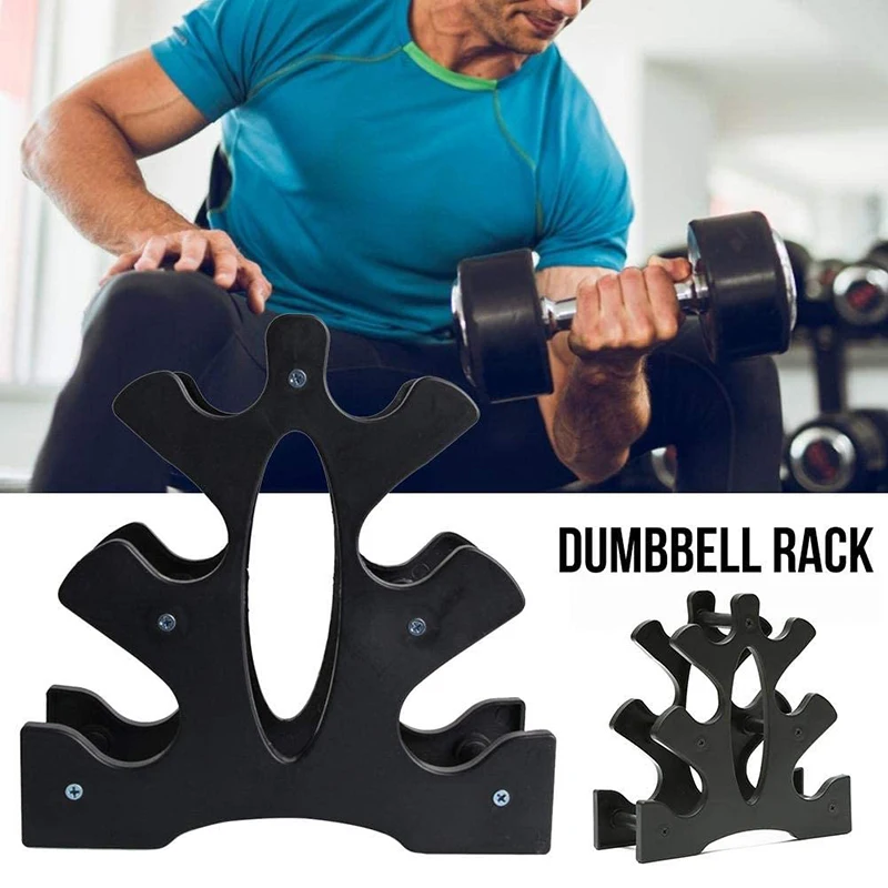 Fitness Dumbbell Rack Anti wear Dumbbell Holder Weightlifting Support ...