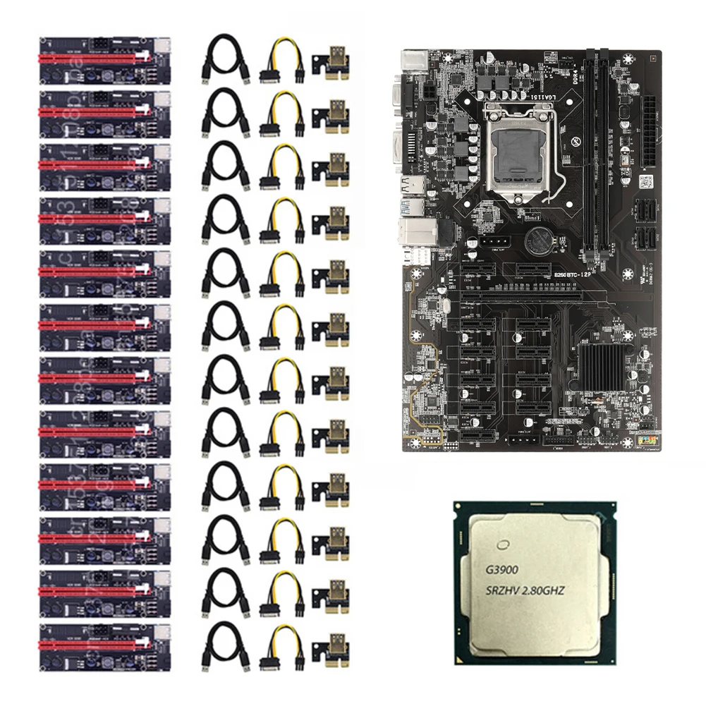 B250 BTC 12P Miner Board Set für LGA 1151 Serie./7th Generation ...