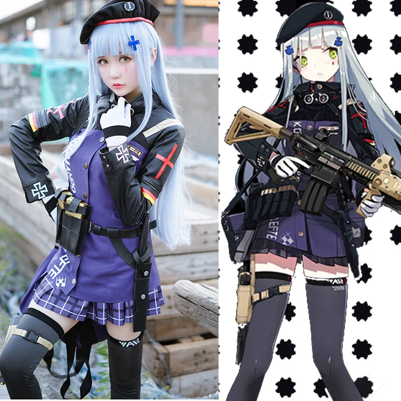 Game-Girls-Frontline-HK416-Cosplay-Costumes-Girls-Battle-Team-404 ...