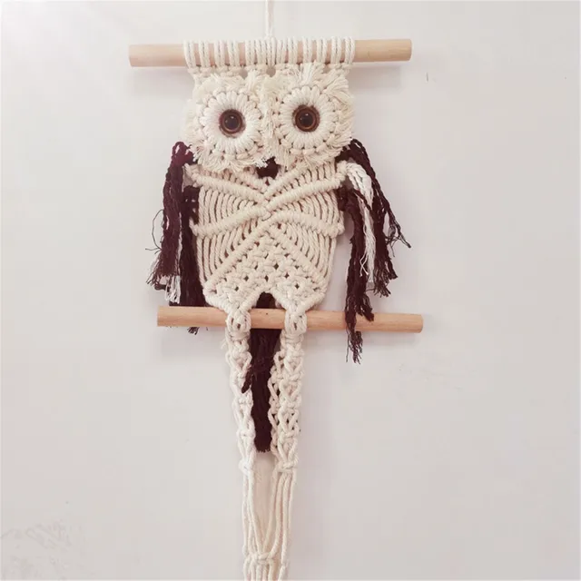 Hibou en Macramé | Boutique-Macrame.com