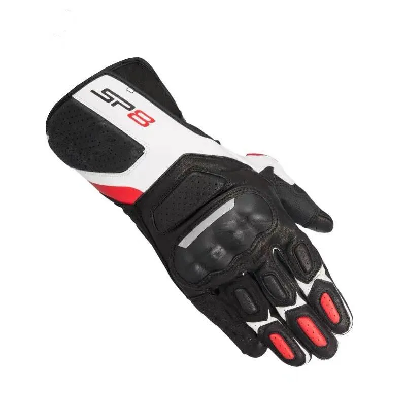 Other Motorcycle Parts - 4 colors 100% leather gloves SP8 V2 motorcycle racing gloves GP PRO ...