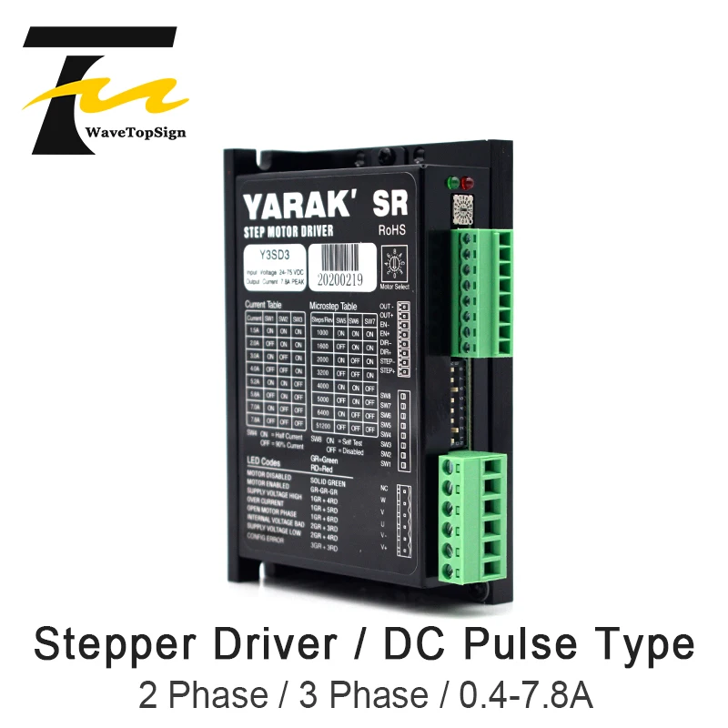 2 상 3 상 스테퍼 모터 드라이버, Y2SD1R5 Y2SD2 Y2SD2 F01 Y2SD3 Y3SD3 입력 전압 24 80VDC ...