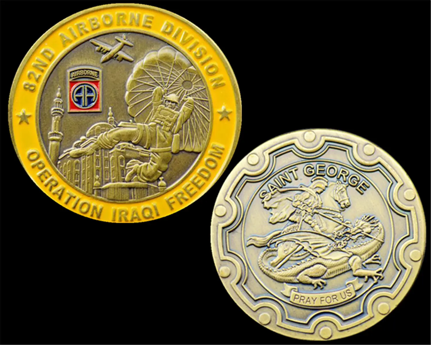 2003 Operation Iraqi Freedom 82nd Airborne Division Saint George ...