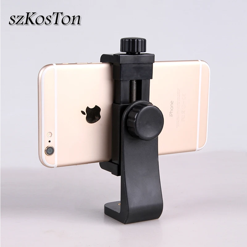 Universal Phone Clip For 1/4" Screw Tripod Head Phone Holder Stand ...