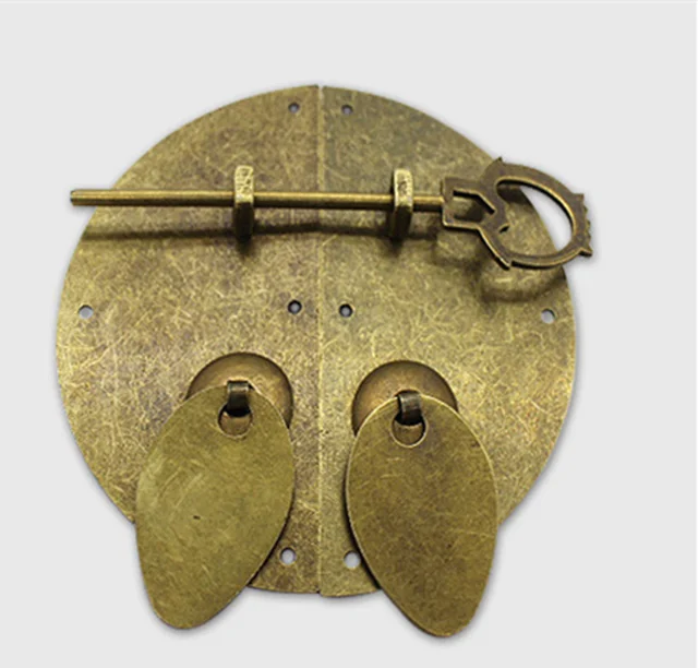 Kínai Bútorok Sárgaréz Fogantyú Hardver Ajtó Kopogtató Csapda Vintage ...