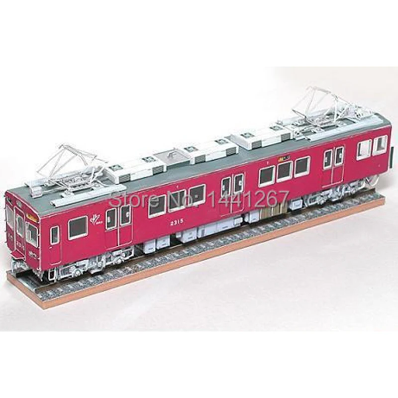 3d Paper Model Train Classic Paper Crafts Toys For Children - Card ...