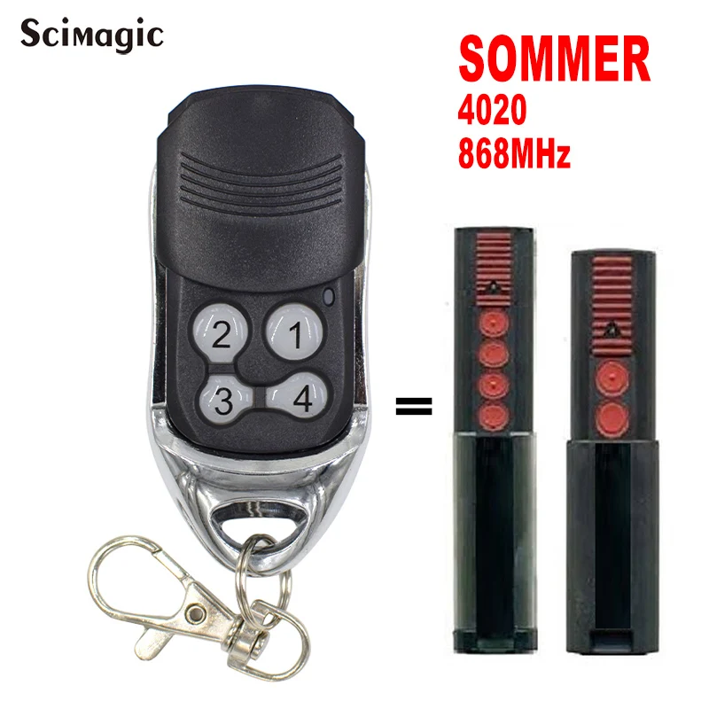 SOMMER 4020 Garage Door Remote Control Rolling Code For SOMMER 868mhz ...