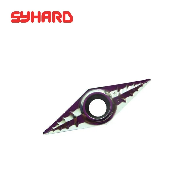 YD101 VCGX160404 LC/VCGX160404 LC 10 unids/lote cnc carburo insertos de torneado cnc hoja de ...