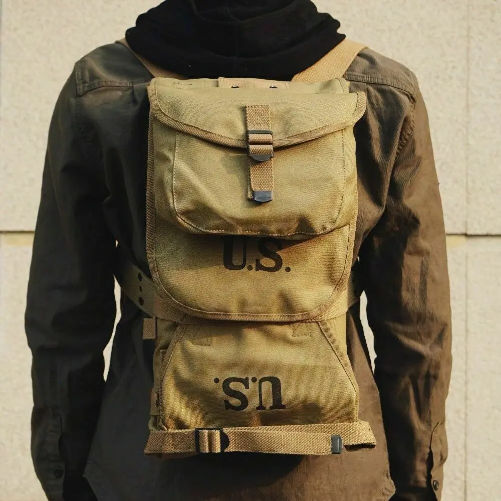 WW2-WWII-Us-Army-Infantry-M1928-Field-Haversack-Knapsack-Military ...