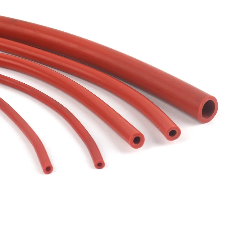 1m/3m/5m/10m I.d2~16mm Rust Red Silicone Tube Heat Resistant Automobile ...