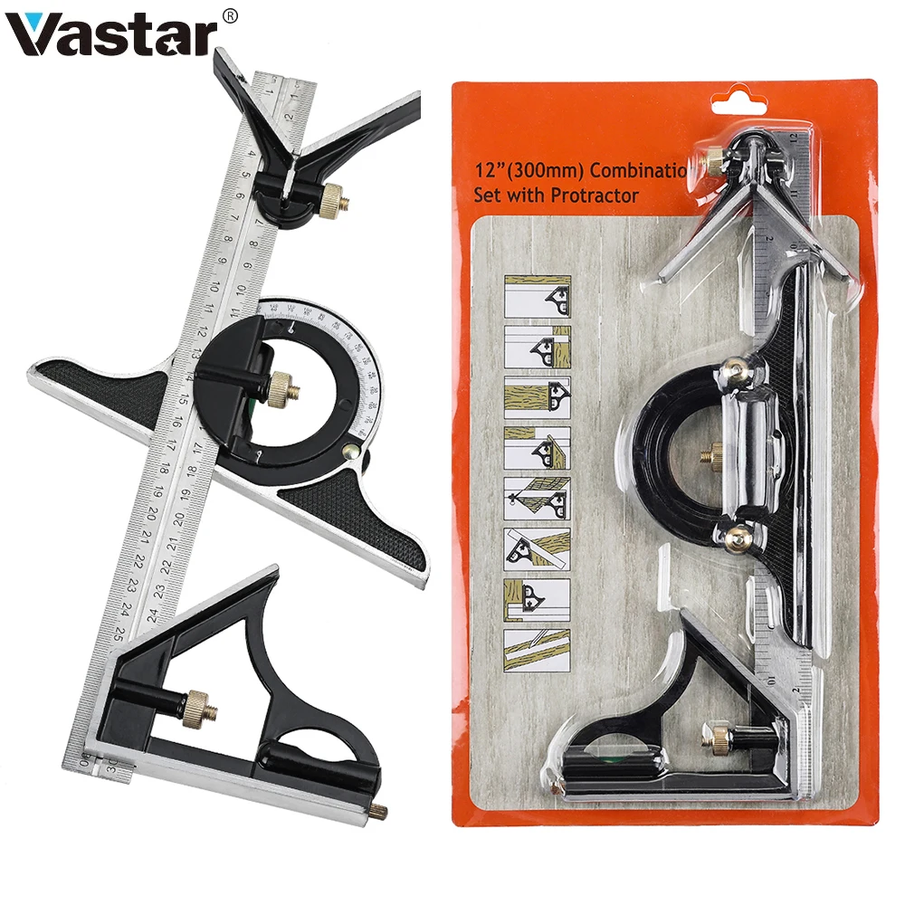 3 In1 Adjustable Ruler Multi Combination Square Angle Finder Protractor ...