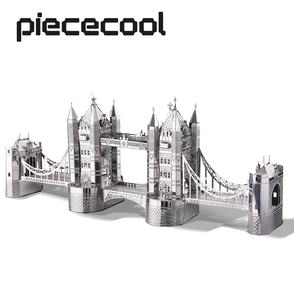 Piececool 3D Metal Puzzle -London Tower Bridge Jigsaw Toy ,Model ...