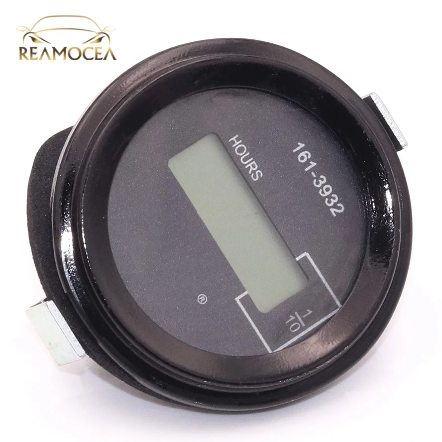 Reamocea DC 12 36V Round Mechanical Hourmeter Hour Meter Counter Timer ...