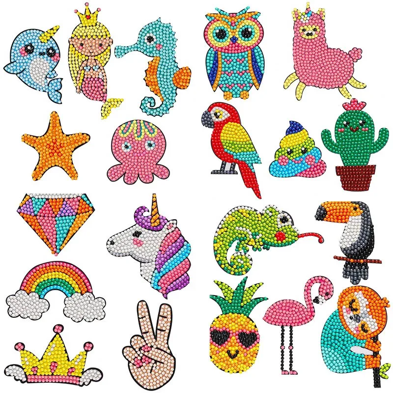 5D Diamond Painting Kits Halloween, Diamond Painting Stickers Kids ...