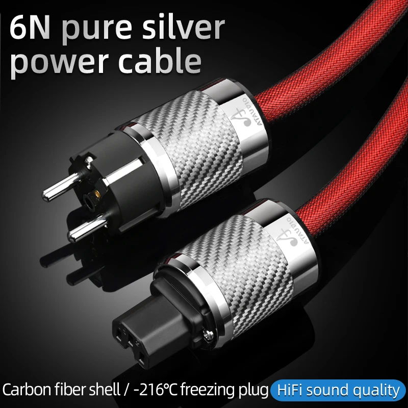 Hifi-Pure-Silver-Power-Cable-High-Quality-EU-US-AU-Power-Cord-With ...