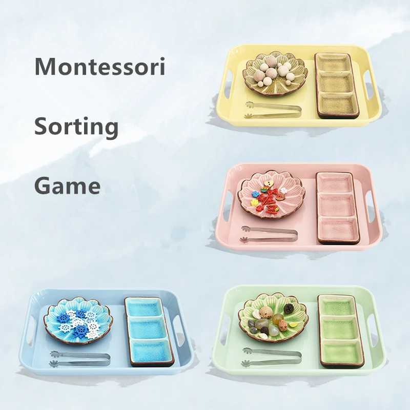 Montessori-Educational-Toys-Sorting-Game-by-Color-Shape-Size-Type ...
