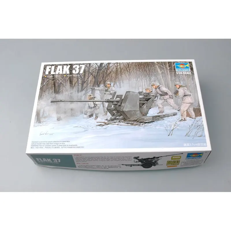 Trumpeter 02310 1/35 German Flak 37 - Scale Model Kit - Model Building ...