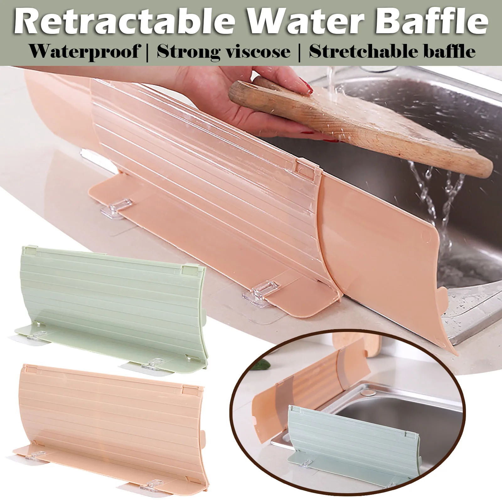 Retractable-Swimming-Pool-Water-Baffle-Kitchen-Sink-Splash-Prevention ...