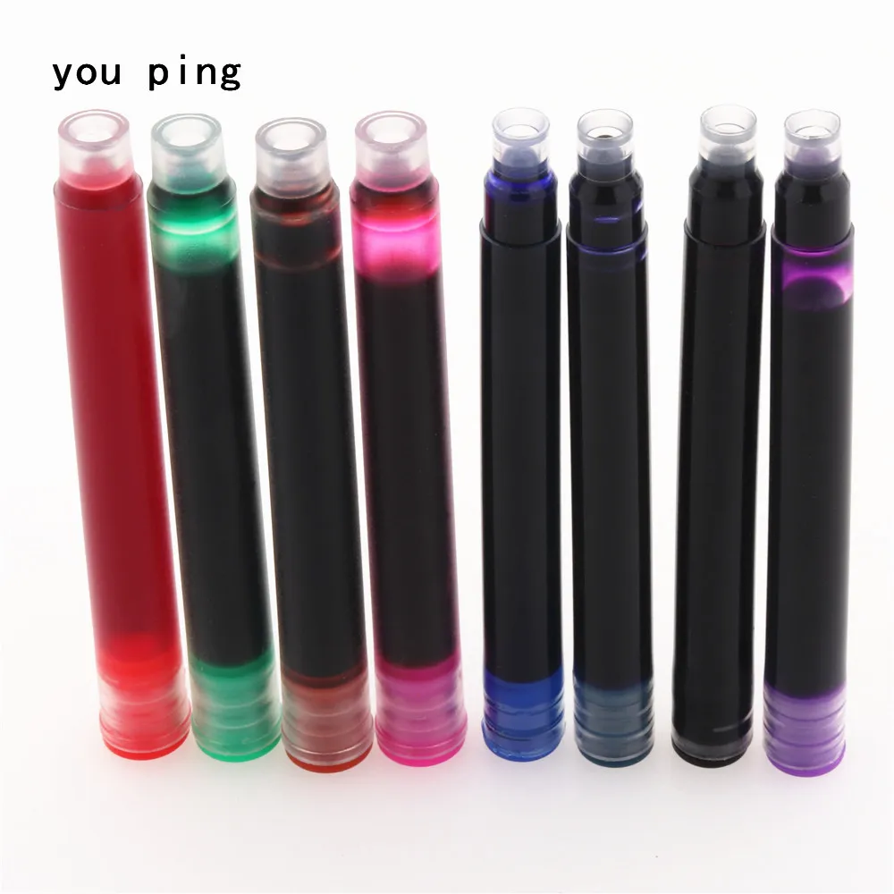 Pluma-estilogr-fica-desechable-de-alta-calidad-suministros-de-tinta-de-10-piezas-recargas-de ...