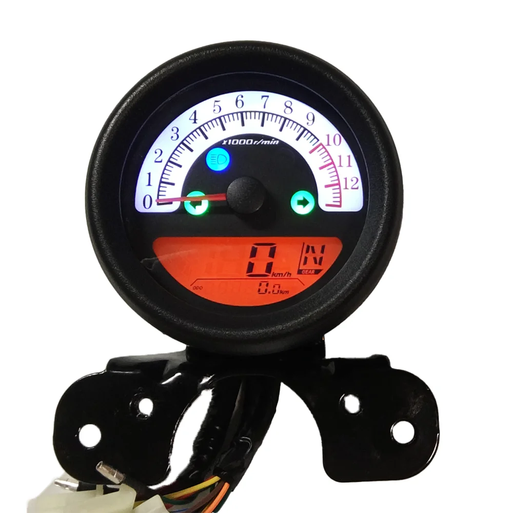 Motorcycle-Digital-Dash-Universal-Speedometer-Circular-6-Gear-Odometer ...