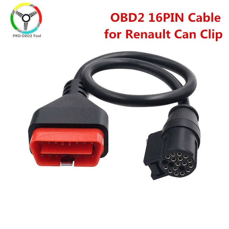Professional Can Clip Cable Obd2 16pin Cable For Renault Can Clip ...