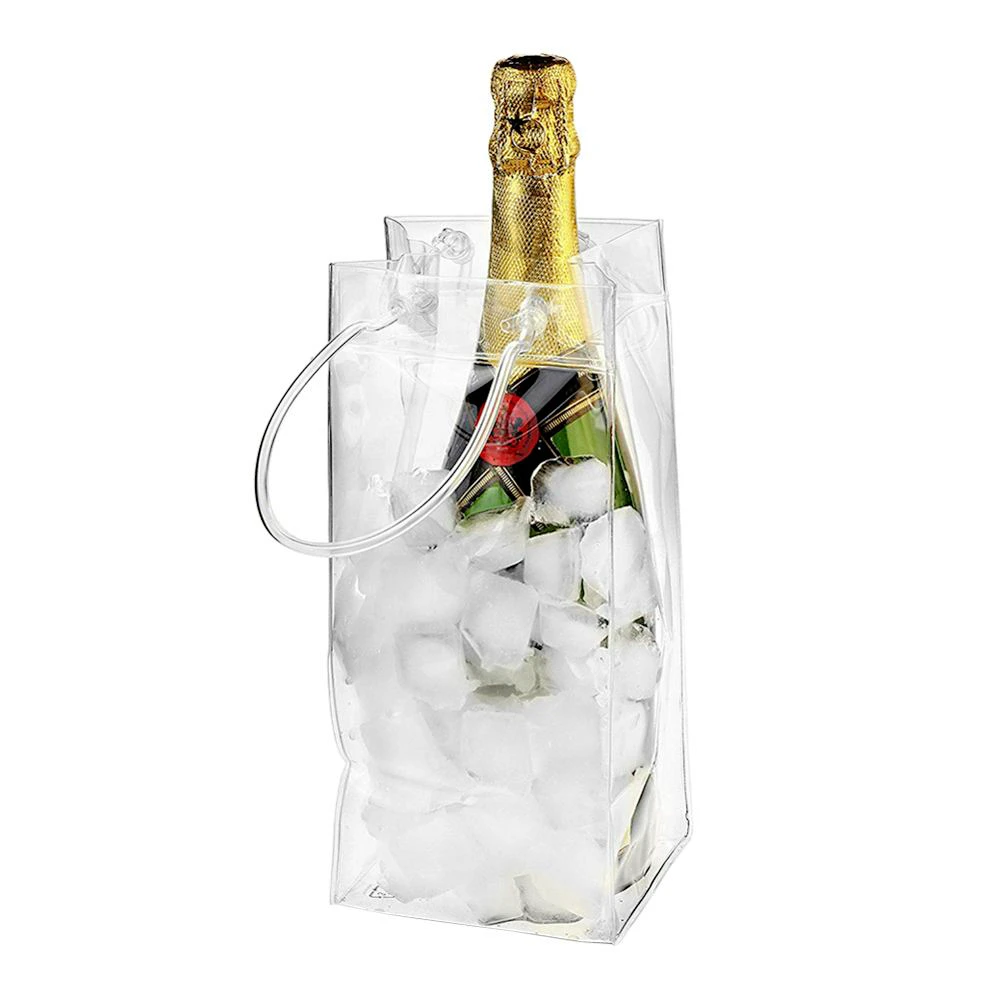 PVC-Leakproof-Ice-Bag-Transparent-Ice-Pack-Portable-Ice-Bucket-Wine ...