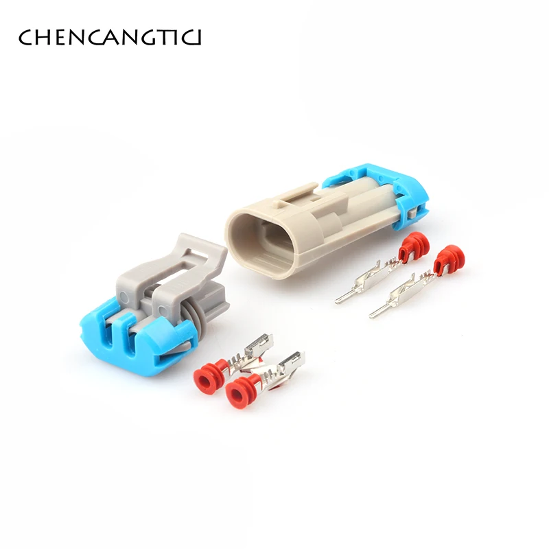 Delphi enchufe de válvula de chorro eléctrico impermeable, conector ...