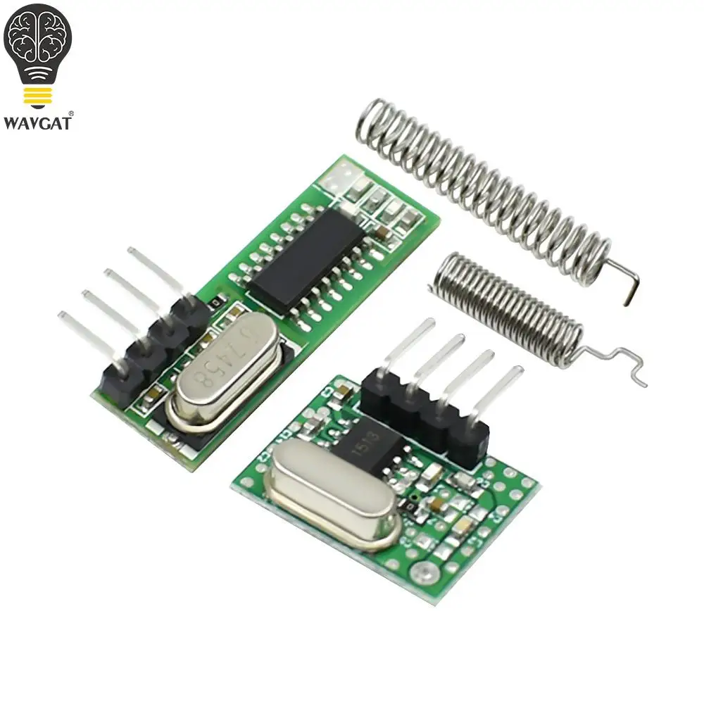 433 Mhz Superheterodyne RF Receiver and Transmitter Module 433Mhz ...