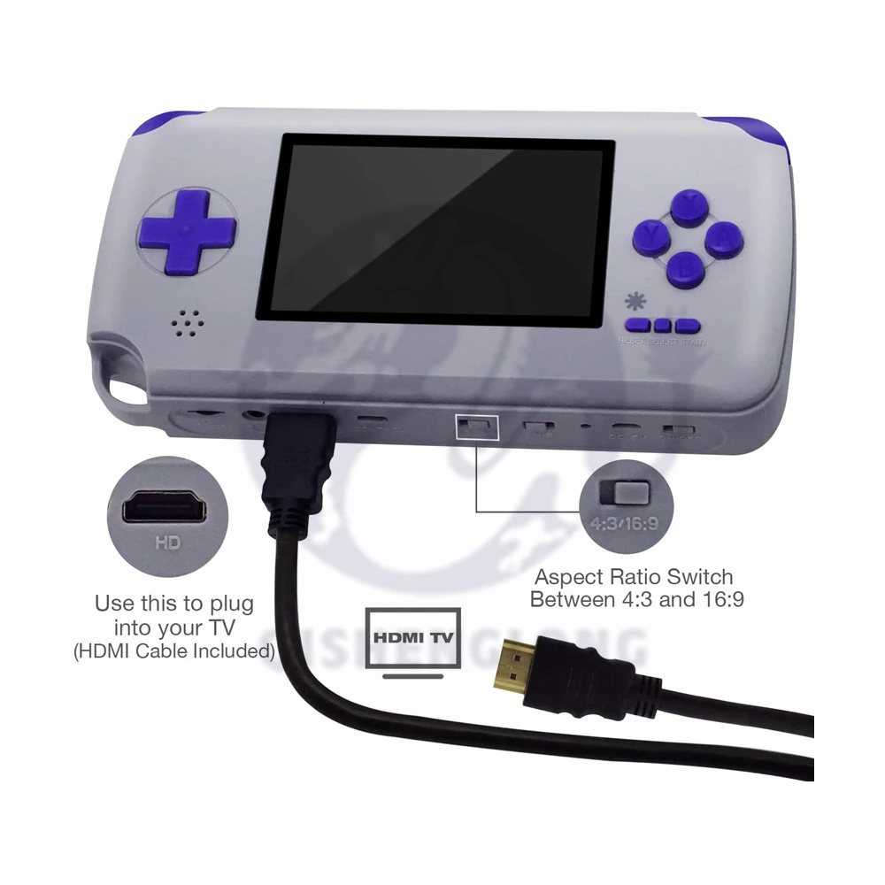 New - Handheld SNES Portable System - Hdmi - munimoro.gob.pe