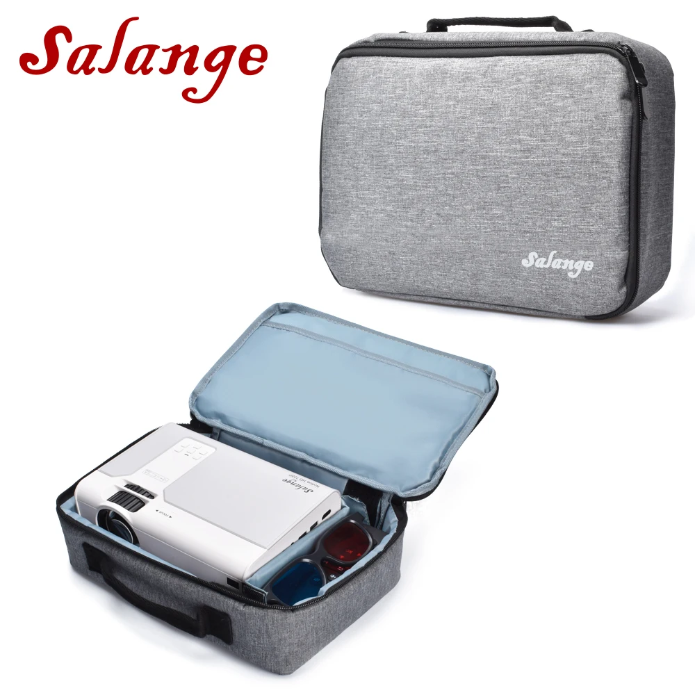 Salange Mini Projector Storage Bag Carry Handbag For Epson Optoma Benq ...