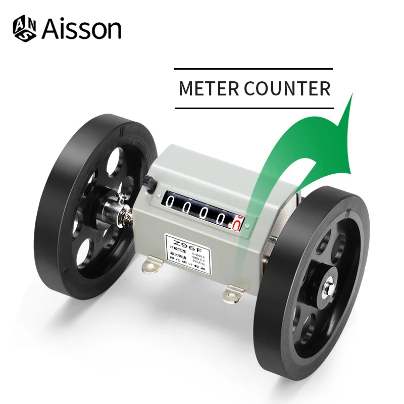 Z96-F Mechanical Meter Counter Length Distance 0-9999.9 Double Rolling ...