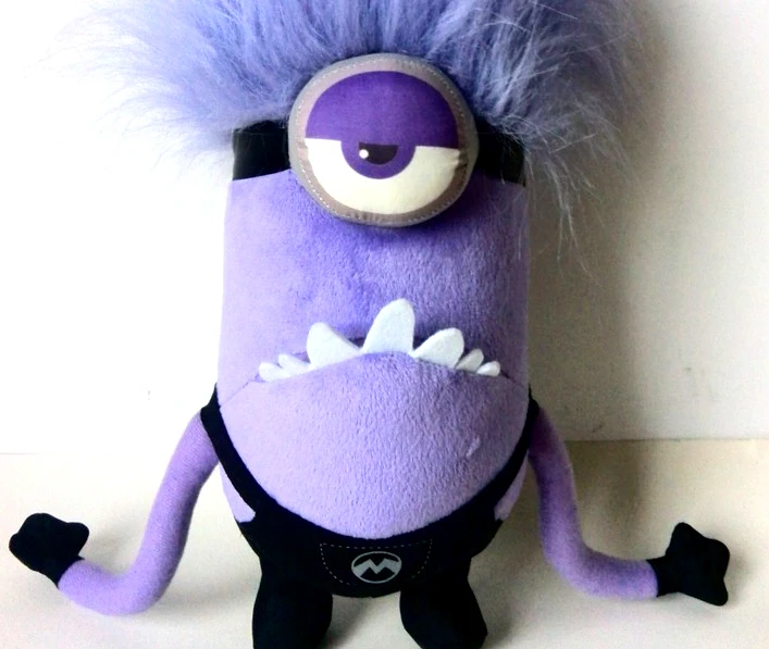 Anime Despicable Me The Same Purple Little Yellow Man Plush Stuffed ...